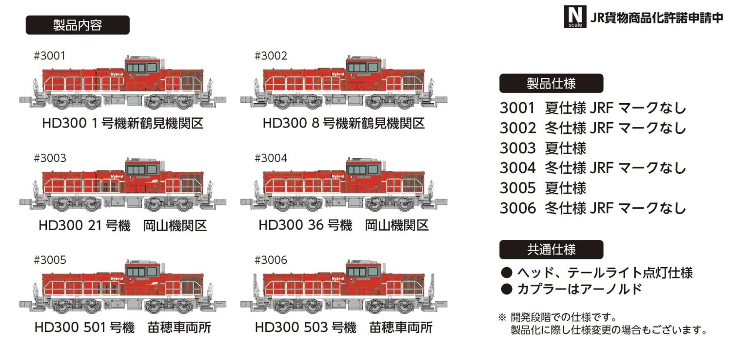 発売予定 HD300形ハイブリッド機関車 – ポポンデッタの鉄道模型製品公式ページ 新作情報の発信 在庫情報